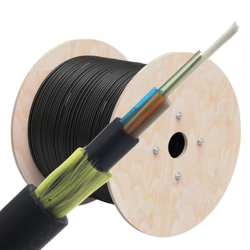 Cable de fibra óptica para exteriores G652d ADSS sin blindaje